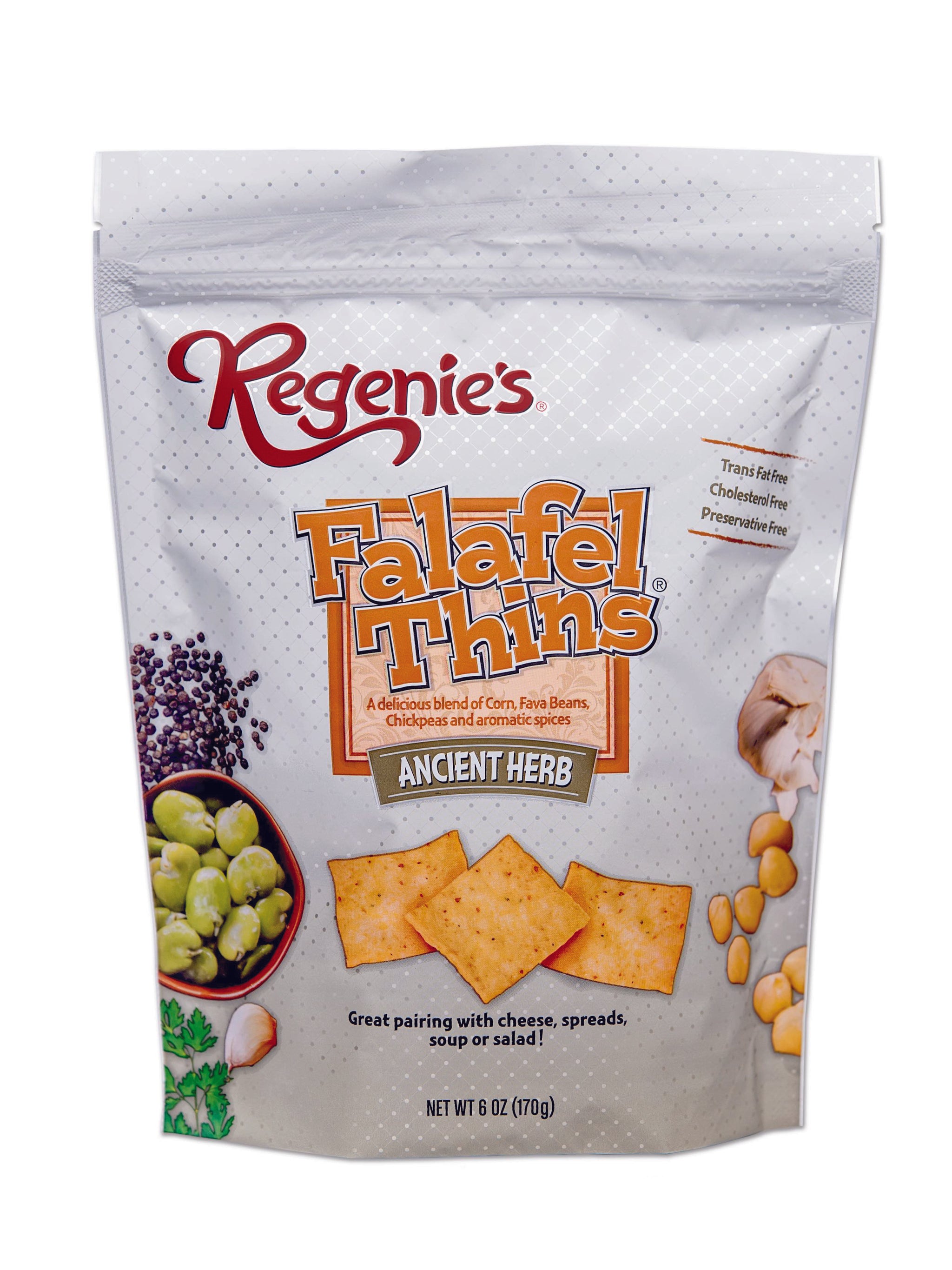 Healthy Falafel Thins chips | Regenie’s